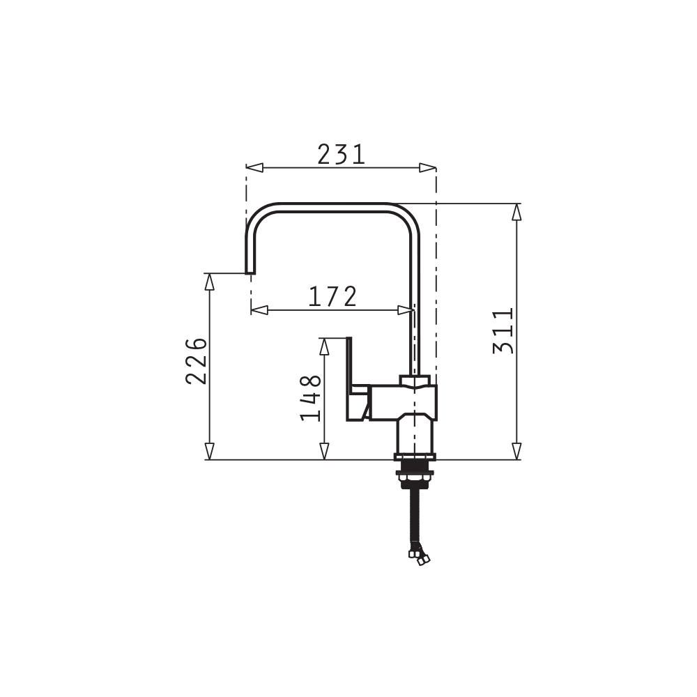 Set Pyramis chiuveta granit Porto & baterie Ragga Bej