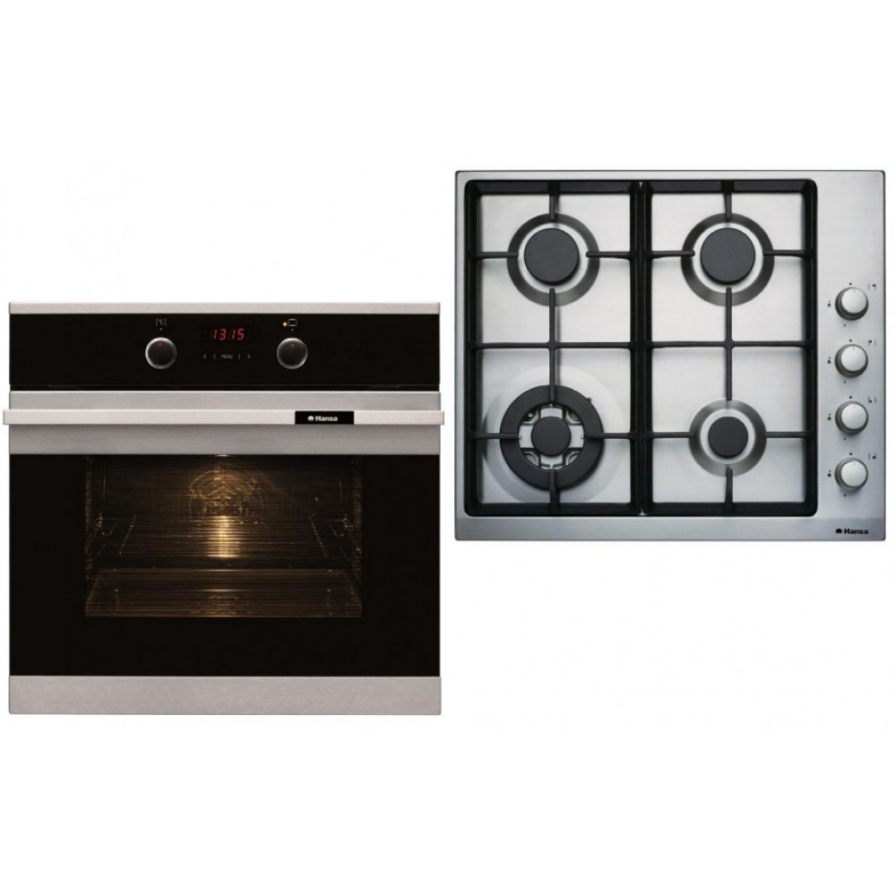 Pachet Hansa cuptor electric BOEI68463 + plita gaz BHGI63112028