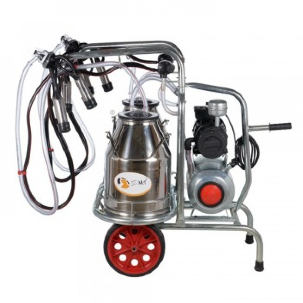Aparat de muls vaci Emt EMT2+2S30 cu 2 bidoane inox 30L