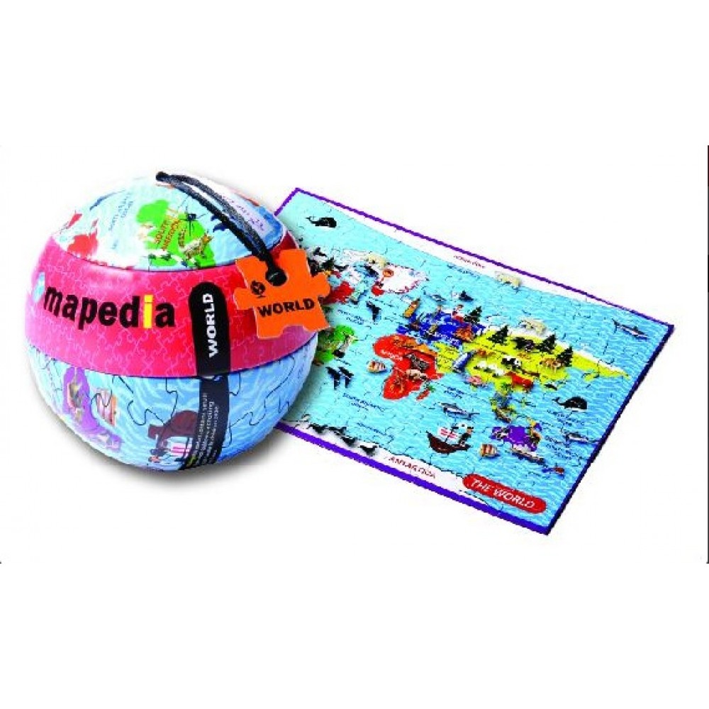 Puzzle MomKi Mapedia Lumea MK705 +6ani