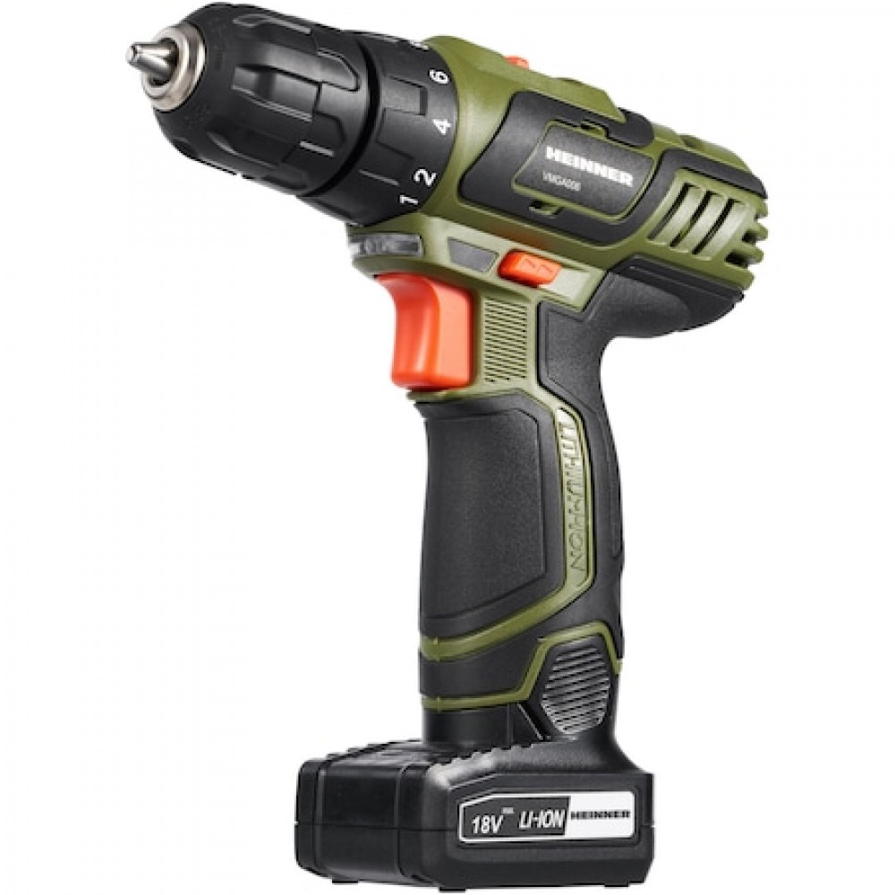 Masina de gaurit cu acumulator Heinner VMGA006 18 V 1400 RPM