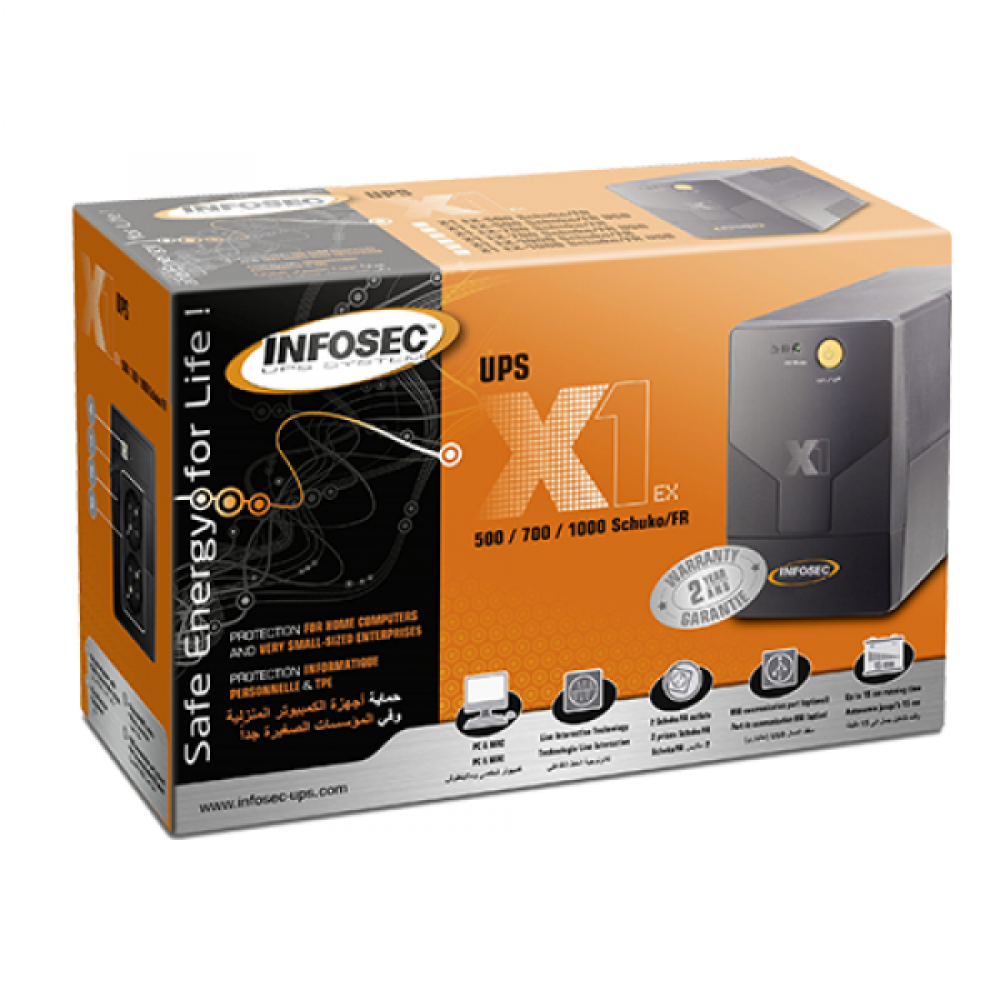 Ups Infosec X1 EX - 700 Line-interactive 700VA